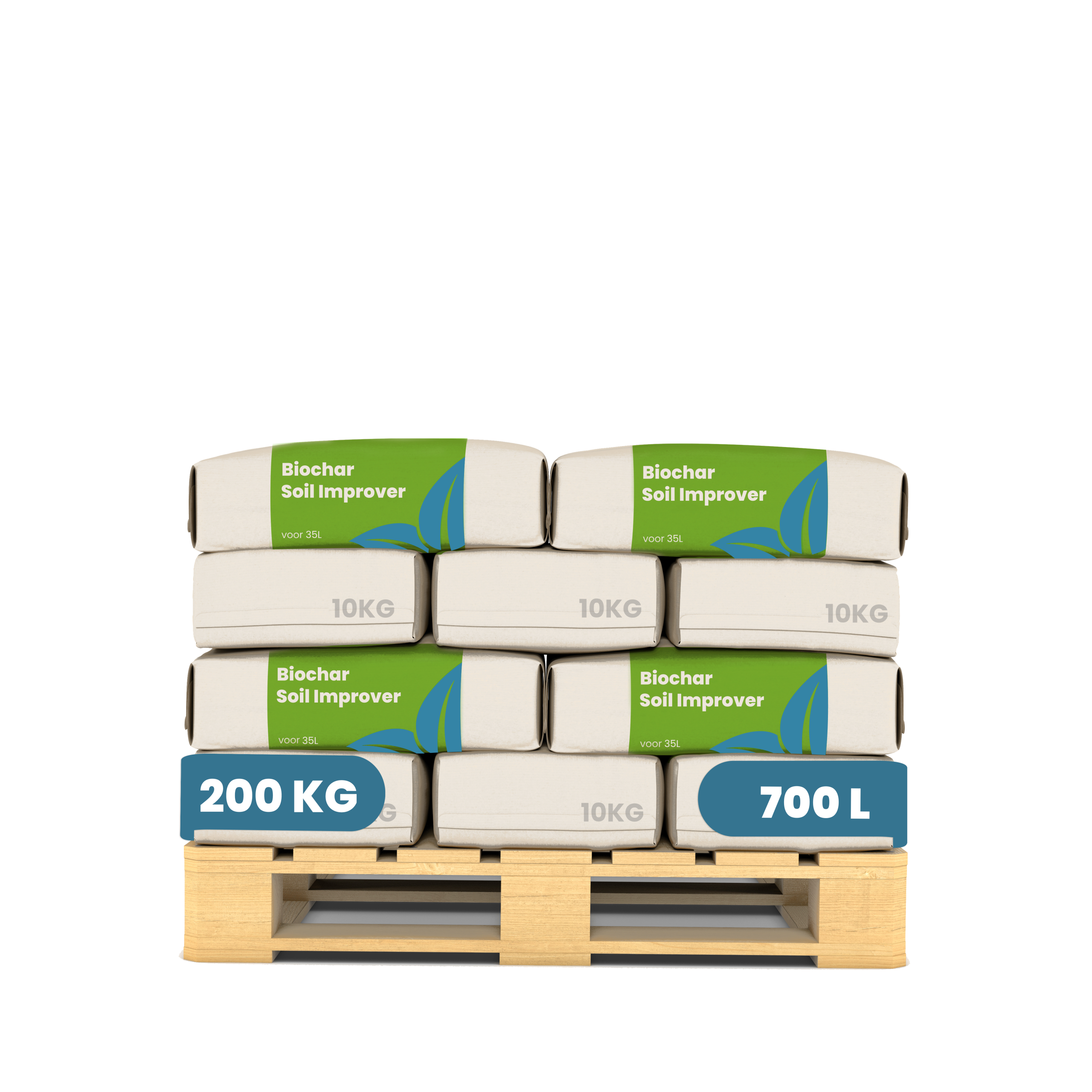 Biooglje – izboljševalec tal (20x = 200 kg) – organski dodatek za tla ...